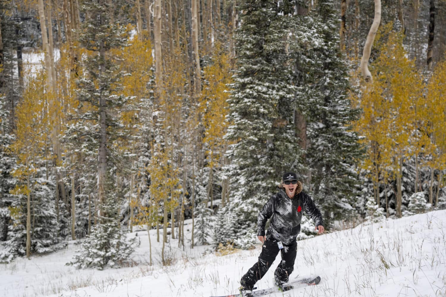 First Snow of The 23-24 Season - Brian Head Resort