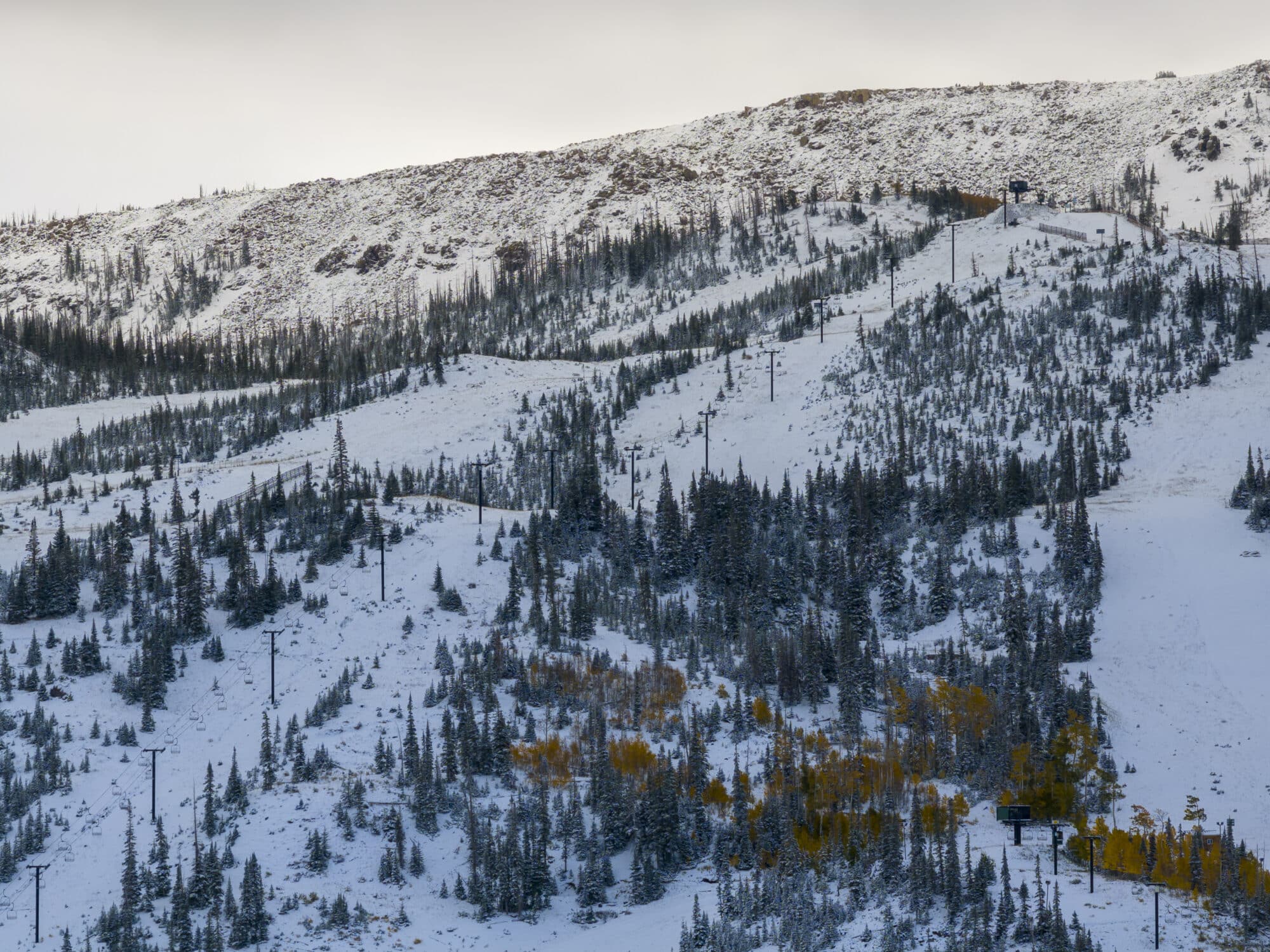 First Snow of The 23-24 Season - Brian Head Resort