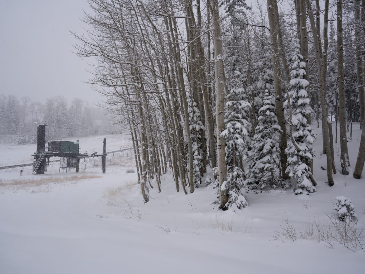 First Snowfall of the 24-25 Winter Season - Brian Head Resort