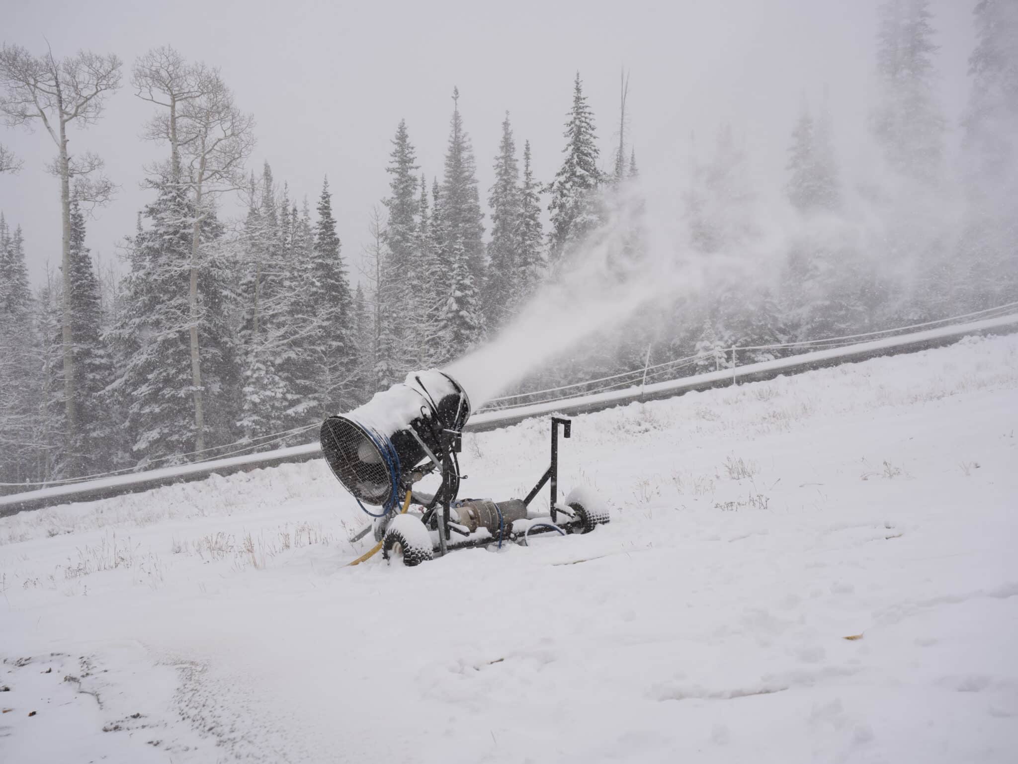 First Snowfall of the 24-25 Winter Season - Brian Head Resort